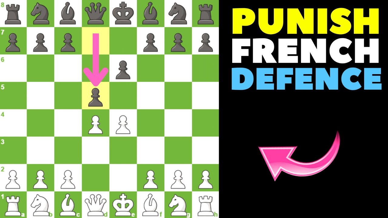How to Punish the French Defense – 5 Deadly Traps That Win Fast - YouTube