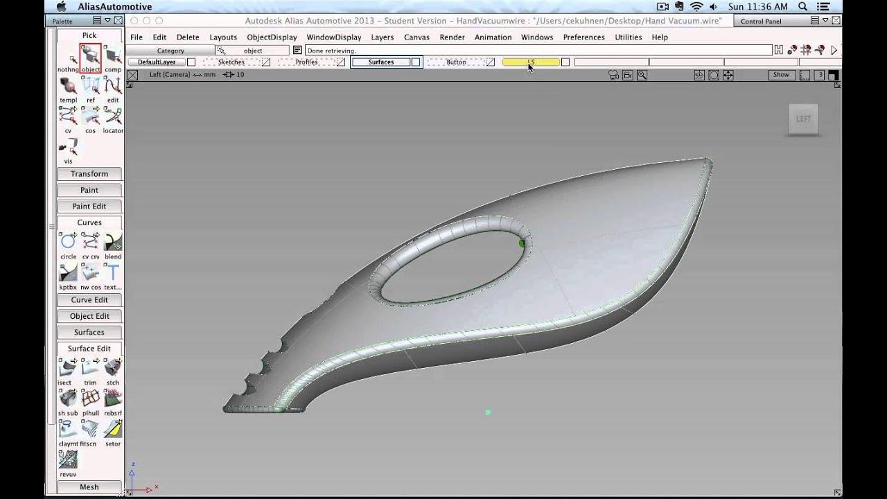 Trim in 3D Space with Curve Projection - YouTube
