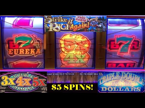 OLD SCHOOL CASINO SLOTS: DOUBLE 3X 4X 5X DIAMOND + TRIPLE DOUBLE ...