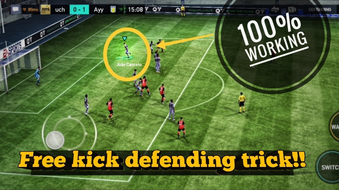 Free Kick Defending 100 Working Trick Fifa Mobile 23 Youtube