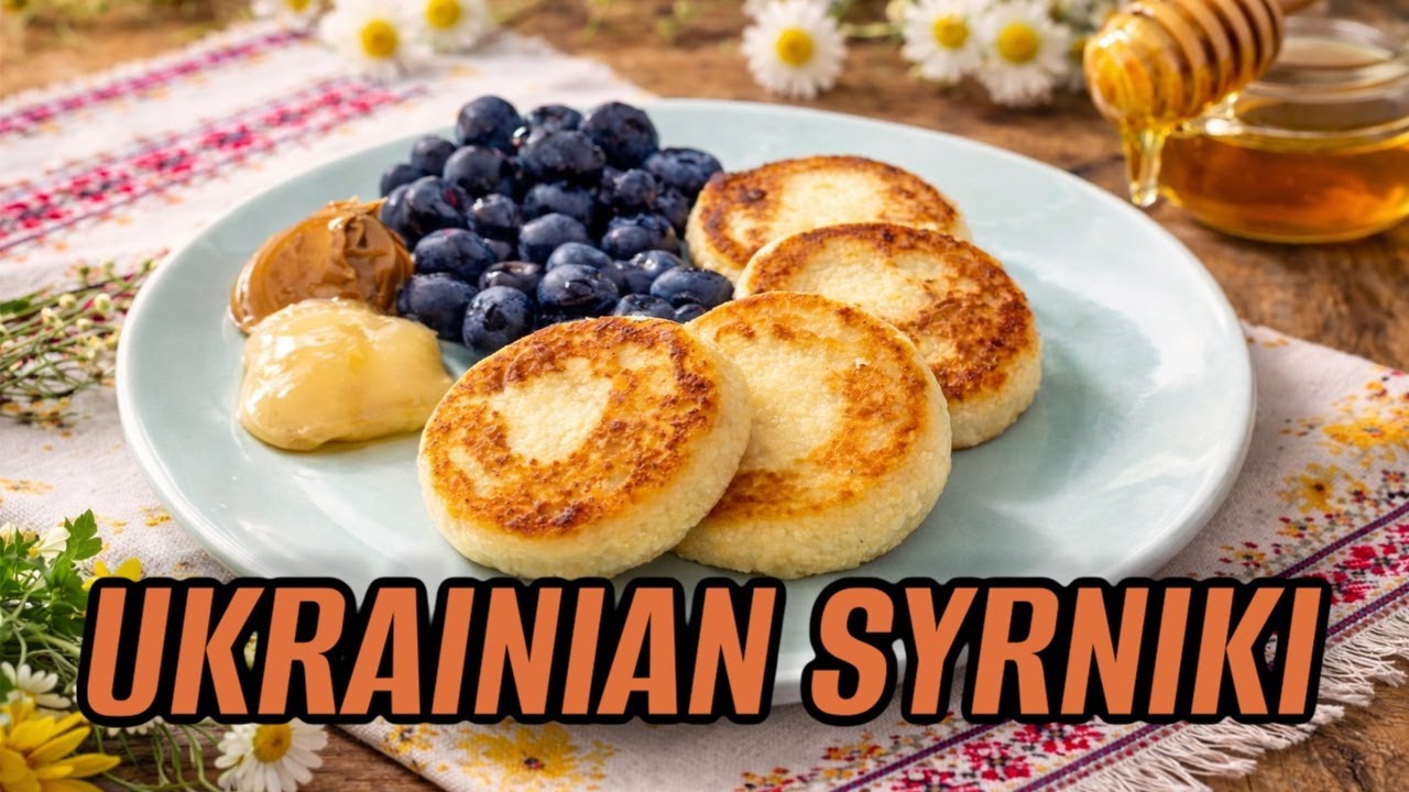 Ukrainian Syrniki Recipe | Soft & Golden Cheese Pancakes - YouTube