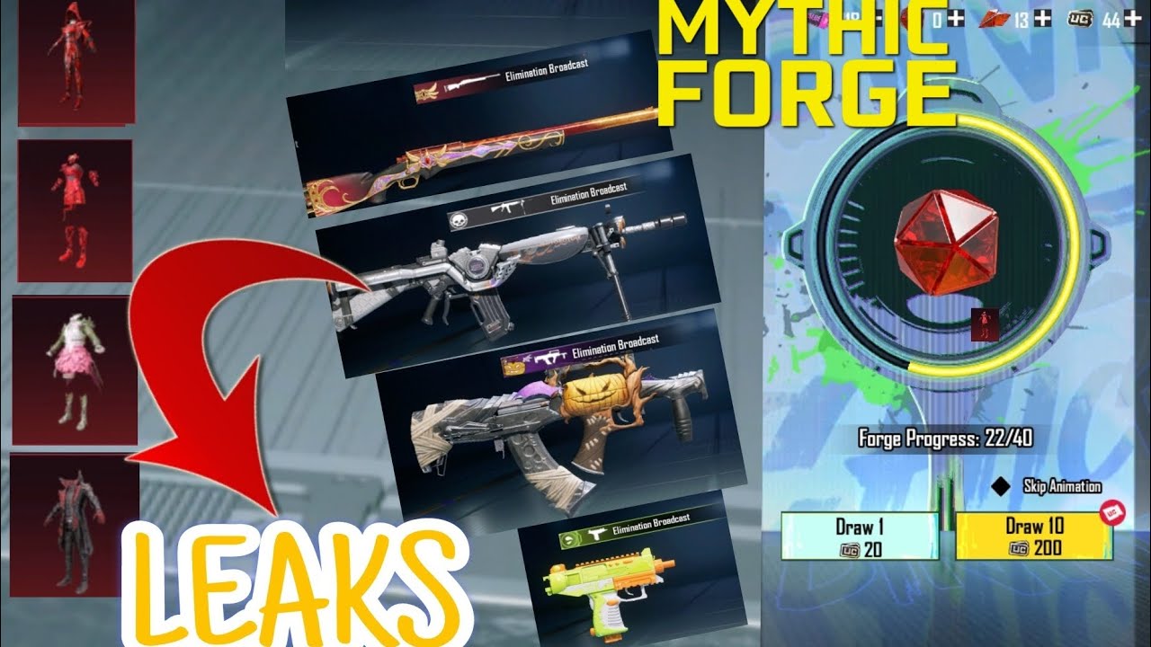 New mythic forge leaks | Next mythic forge PUBG | Mythic forge leaks | Pubg mobile #evilwaleedyt ...