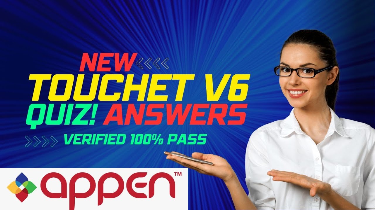 TOUCHET V6 QUIZ ANSWER #100 %VERIFIED #pass #please subscribe/share # ...