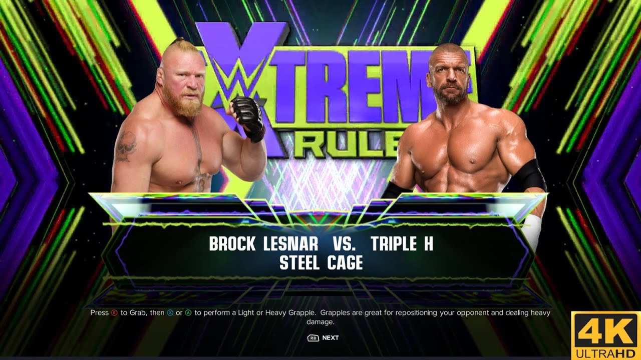 Triple H Vs Brock Lesnar Steel Cage Triple H Vs Brock Lesnar Steel Cage