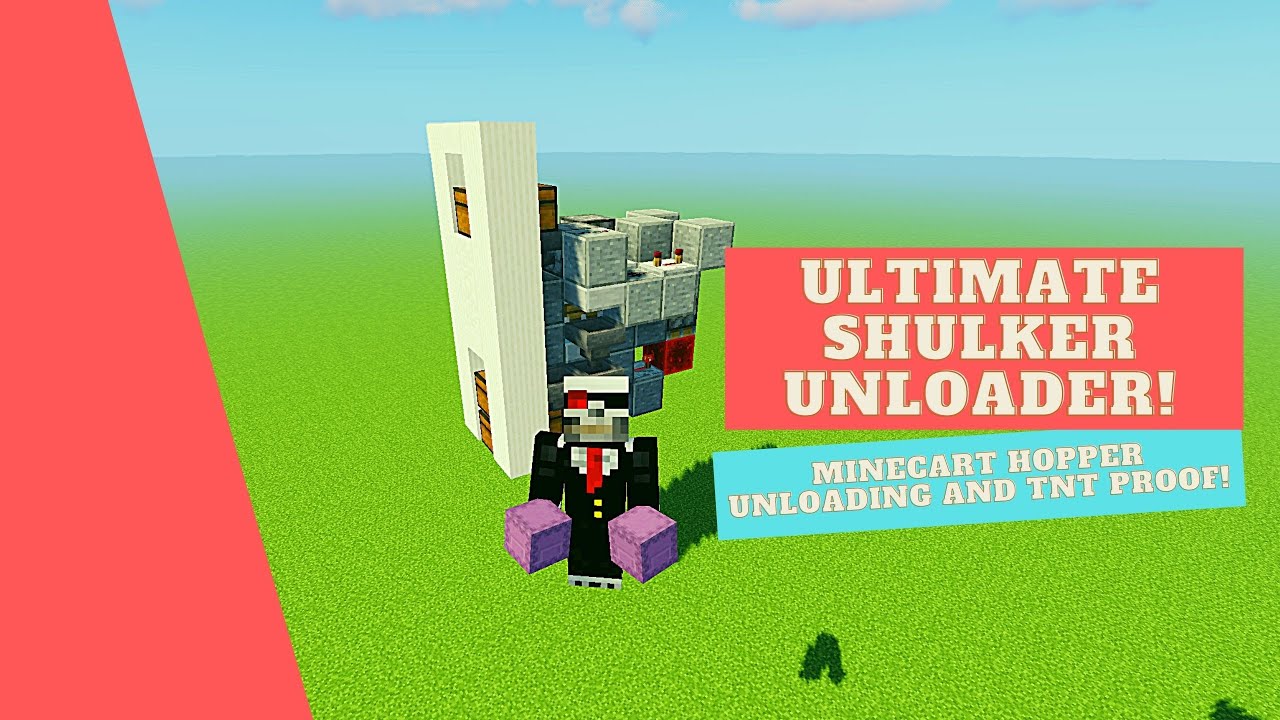 Ultimate Shulker Box Unloader (Minecart hopper unloading and TNT proof ...