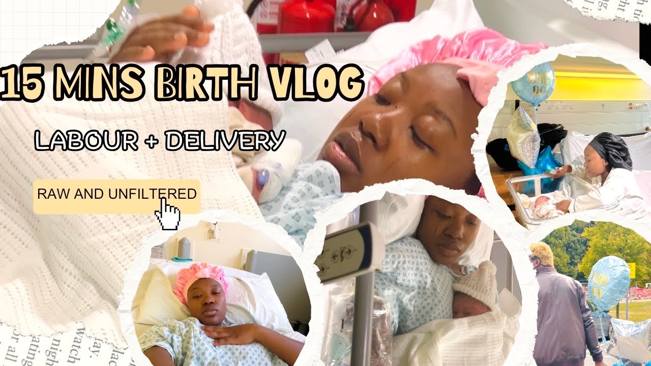 RAW AND UNFILTERED BIRTH VLOG | Labour ,Delivery & Bringing our baby ...