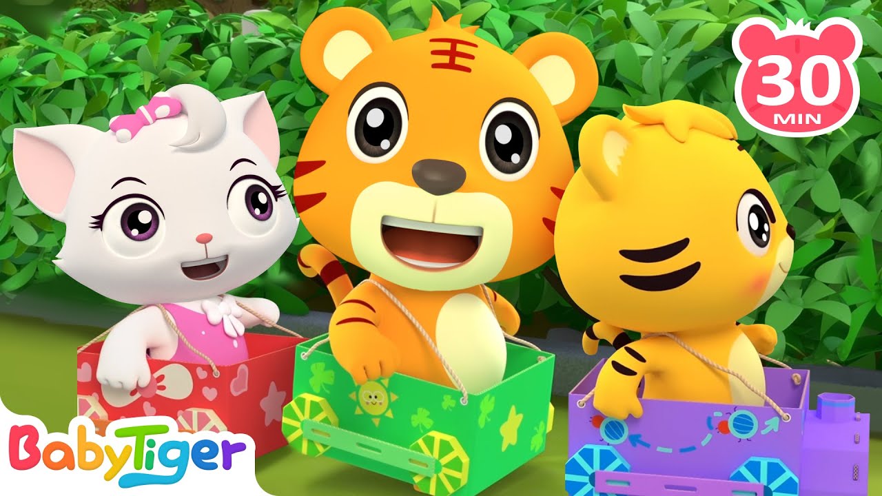 Drive Train Song 🚂🚋🚋 + More Kids Songs🎶 | Nursery Rhymes | Kids Video ...