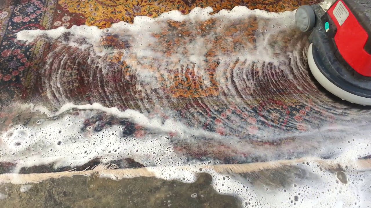 satisfying carpet washing - YouTube