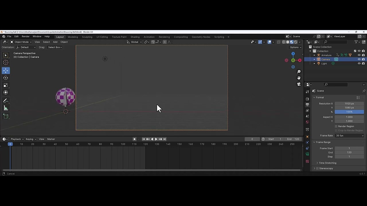 02 Blender Animation: Rendering the Bouncing Ball - YouTube