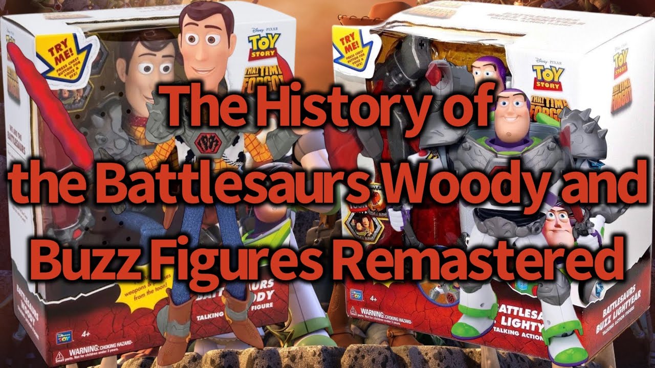 The History of the Toy Story That Time Forgot Battlesaurs Woody and ...