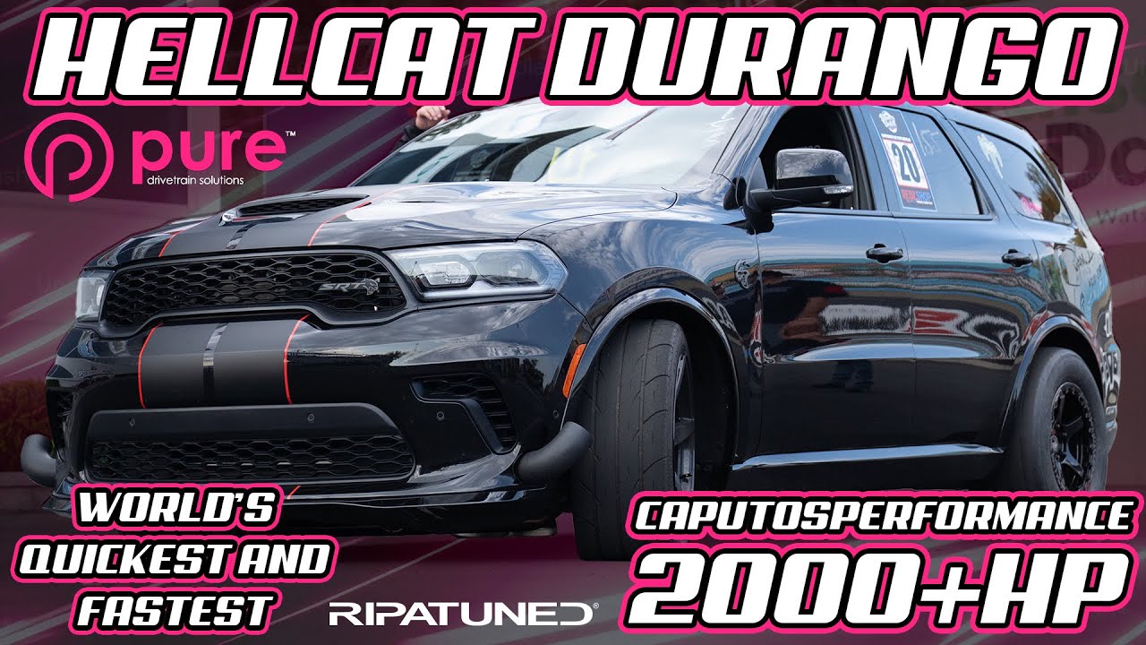 World's Quickest and Fastest Hellcat Durango! Twin Turbo Built Engine ...