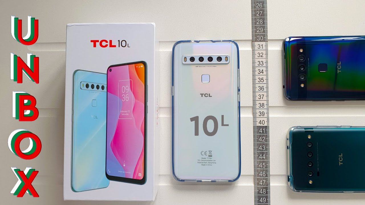 TCL 10L Unboxing and Size Comparison in the UK - YouTube
