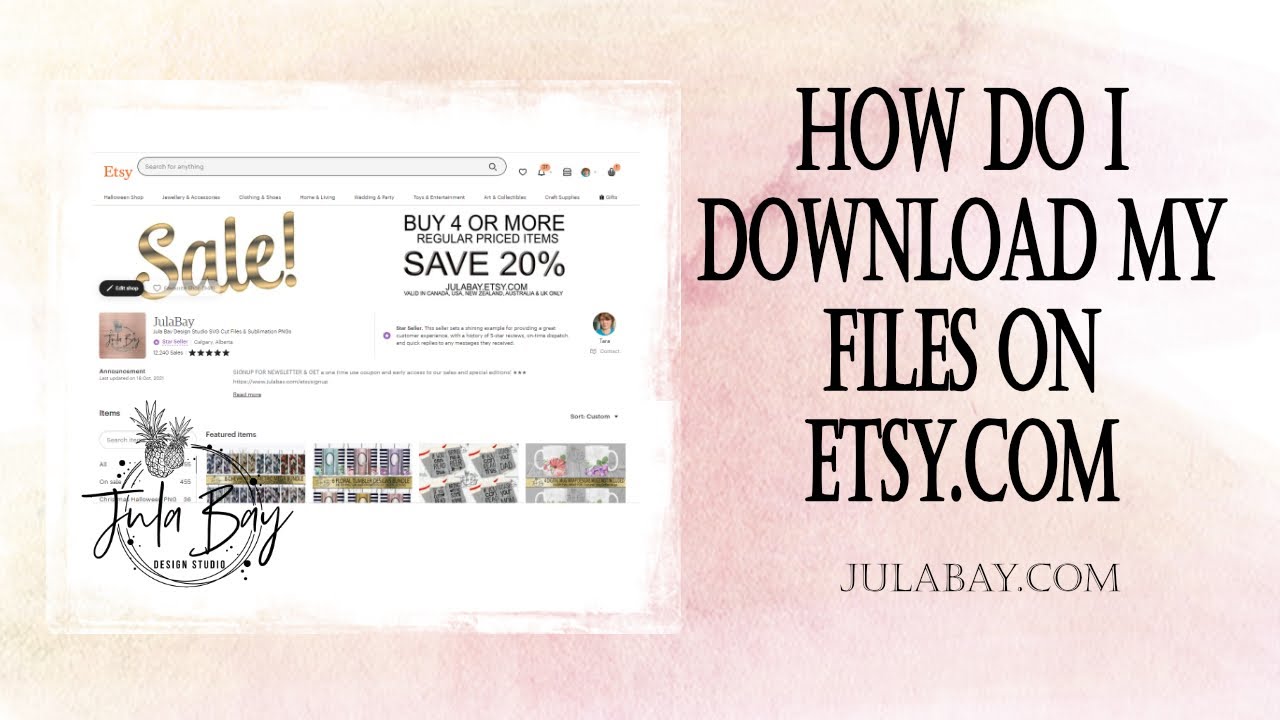 Help How Do I Download my Files from Etsy.com? I didn't get the email ...