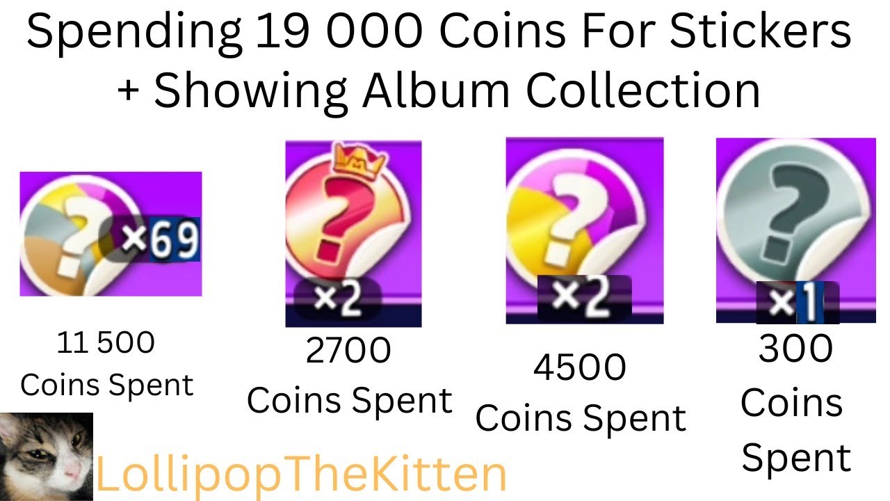 Match Masters - The Grand Sticker Heist! Spending 19,000 Coins For 74 ...