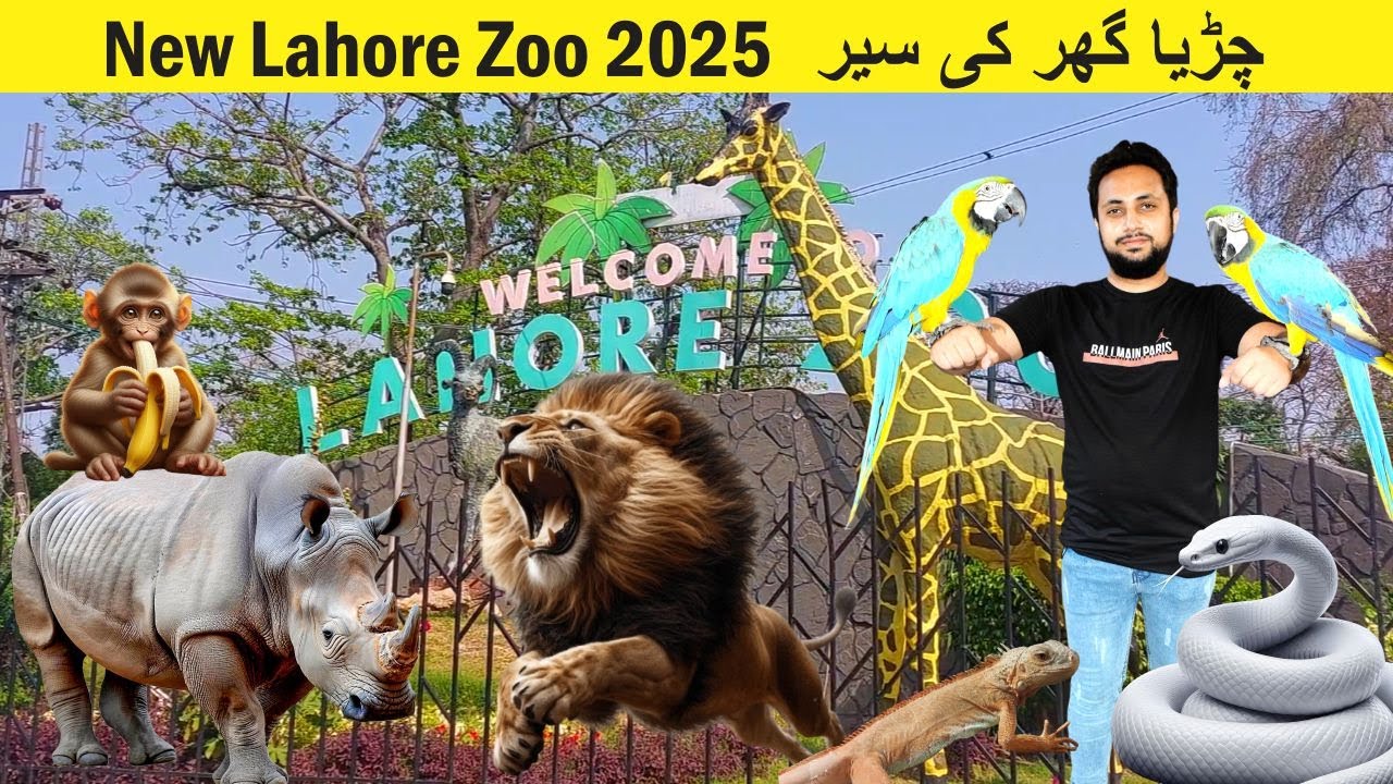 Lahore Zoo 2025 | Lahore Zoo in 4K | European Style Zoo In Pakistan | New Animals #zoo - YouTube