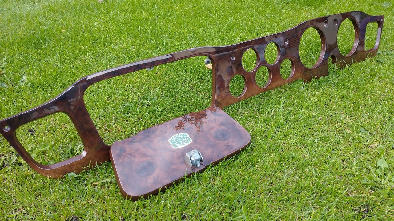 Triumph TR4 Dashboard in Burl Walnut - YouTube