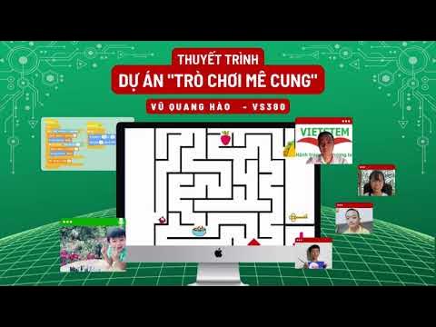 Trò Chơi Mê Cung - Vũ Quang Hào - Lớp Lập Trình Scratch VS380 - YouTube