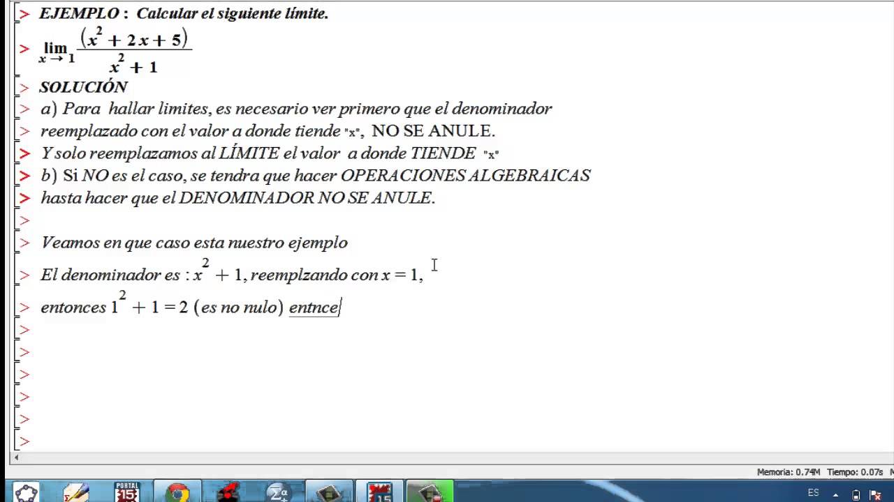 Matemática: limites - YouTube