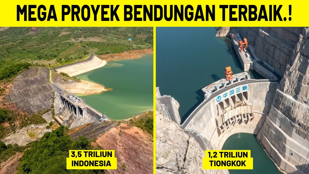 Siapa Bendungan Terbesar di Dunia.? Inilah Mega Proyek Bendungan ...
