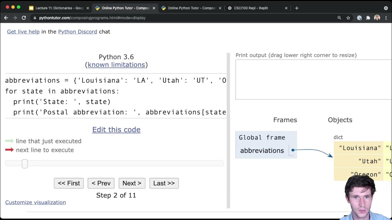 CSCI100: Lecture 11.3 - Dictionary Iteration - YouTube