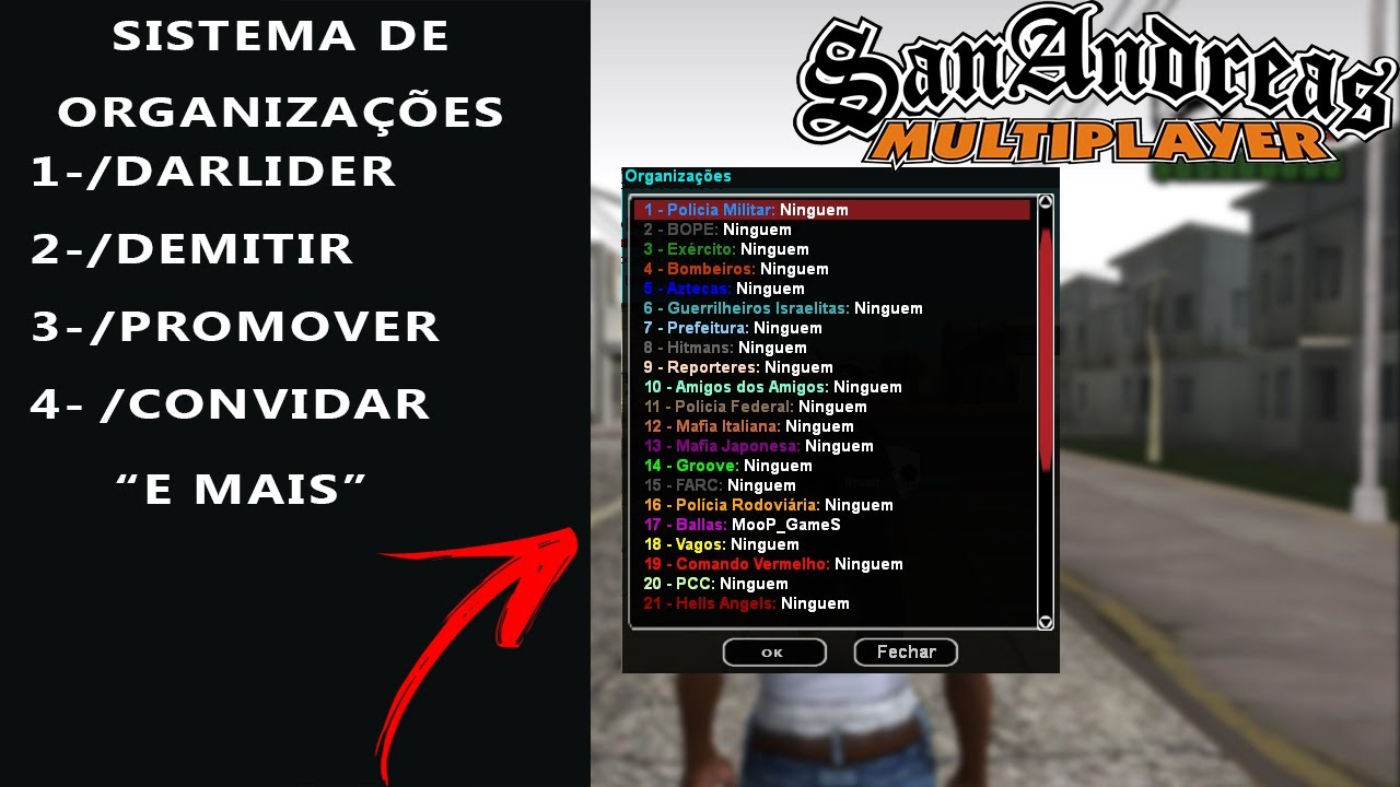 [FS SAMP]FS DE SISTEMA DE Organizações V1 PARA SAMP PC/ANDROID #26 ...