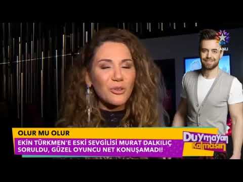 Ekin Türkmen'e Eski Sevgilisi Murat Dalkılıç Soruldu, Güzel Oyuncu Net Konuşamadı!