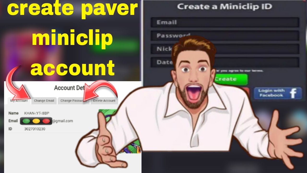 Paver miniclip account full Details 💯 safe 8 ball pool account - YouTube