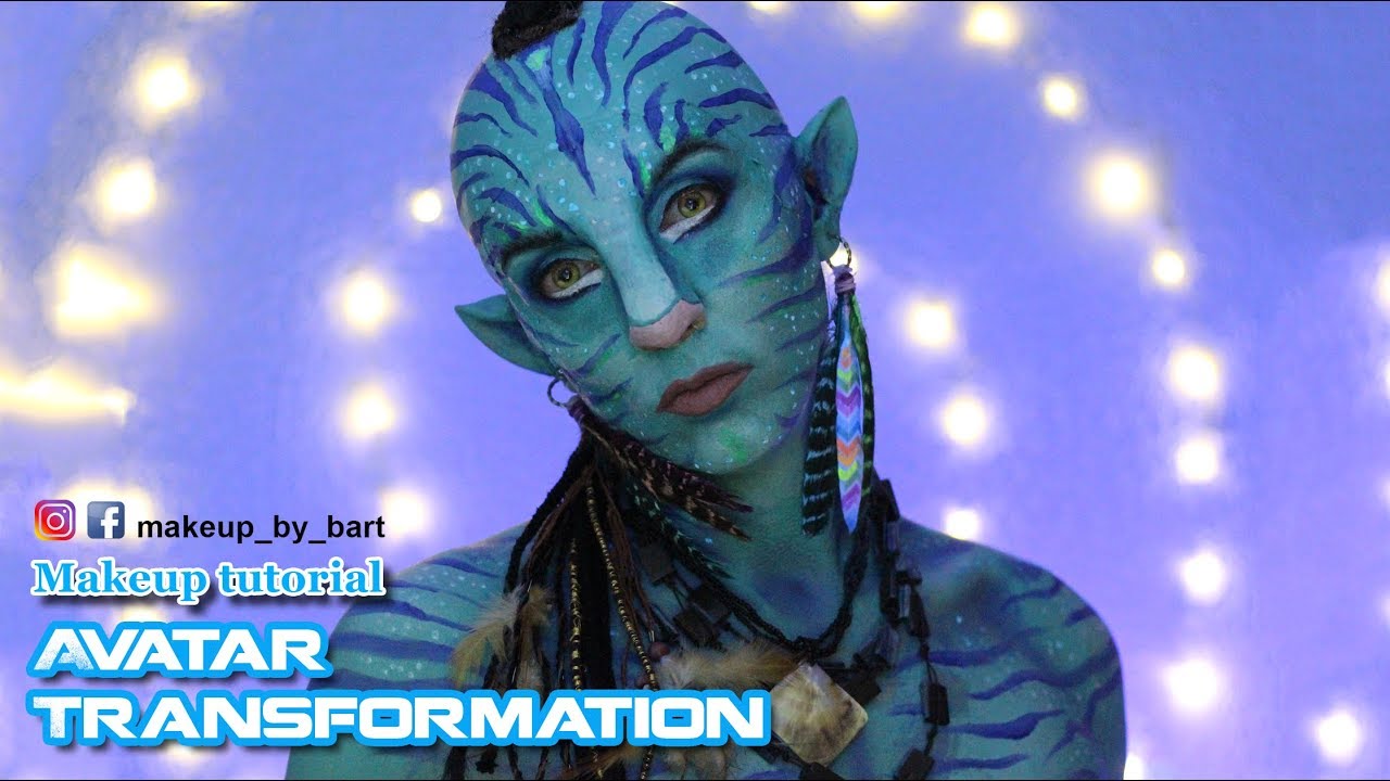 Avatar Transformation. Makeup tutorial. - YouTube