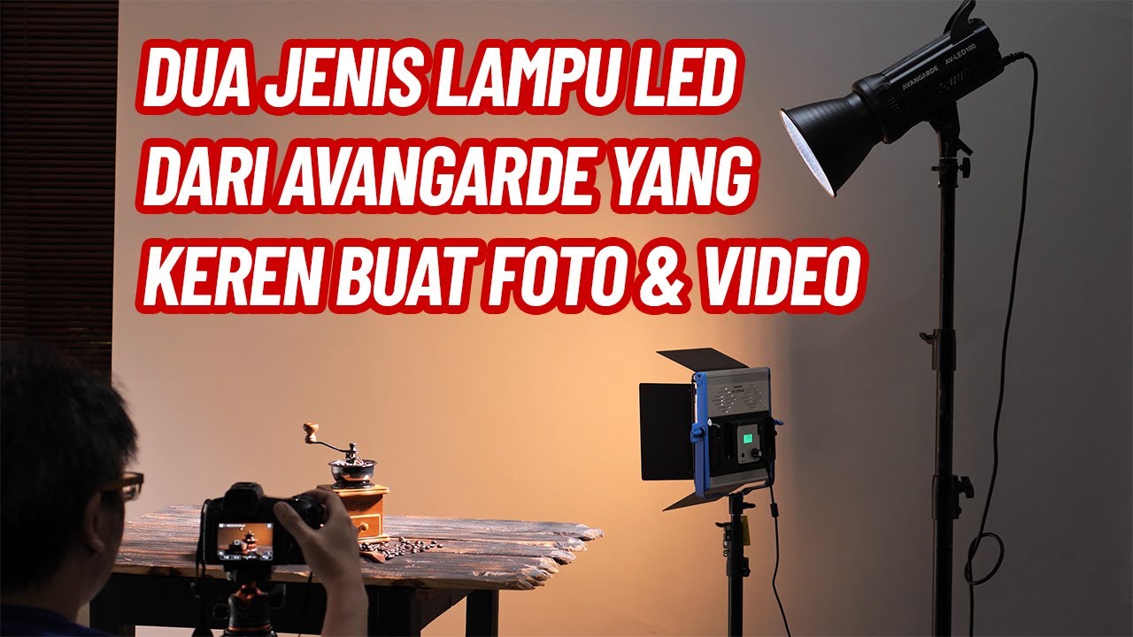 AVANGARDE - Dua jenis Lighting LED untuk Content Creator Foto & Video ...