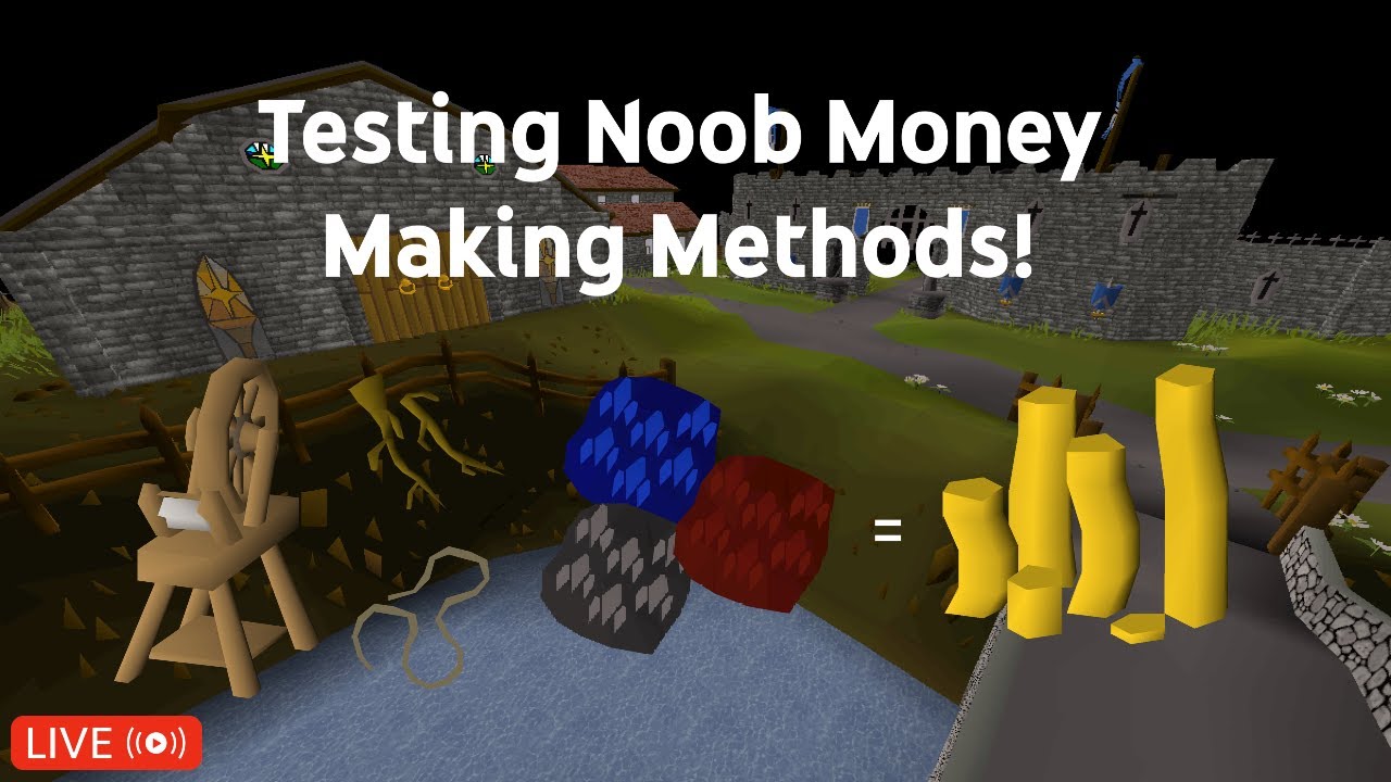 Osrs Members Testing Low Level Money Making (Live) - YouTube