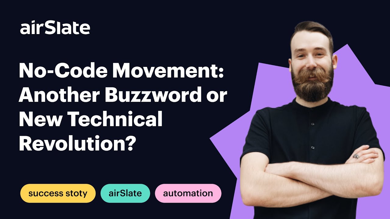 No-Code Movement: Another Buzzword or New Technical Revolution? - YouTube