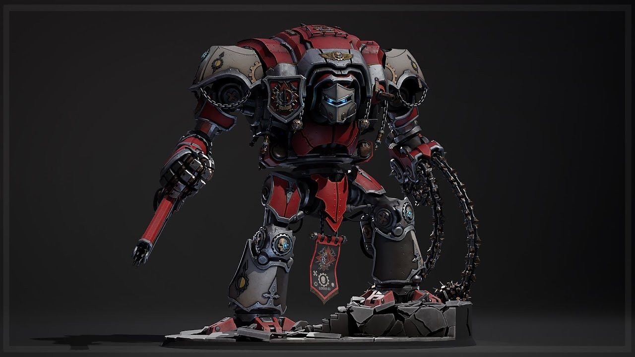 W40k Imperial knight: House Taranis - YouTube