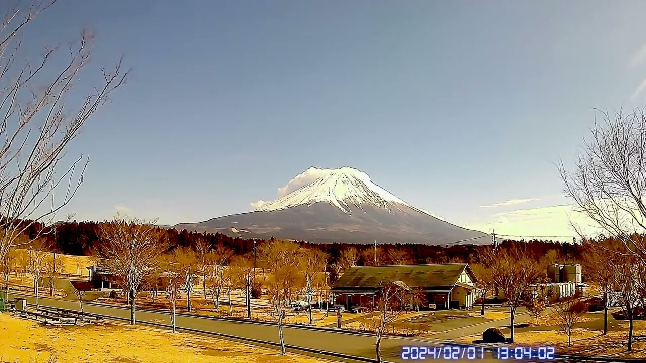 【HD画質】富士山ライブカメラ 朝霧高原 より(mt.fuji live camera) ＃富士山 ＃ライブカメラ ＃朝霧高原 - YouTube