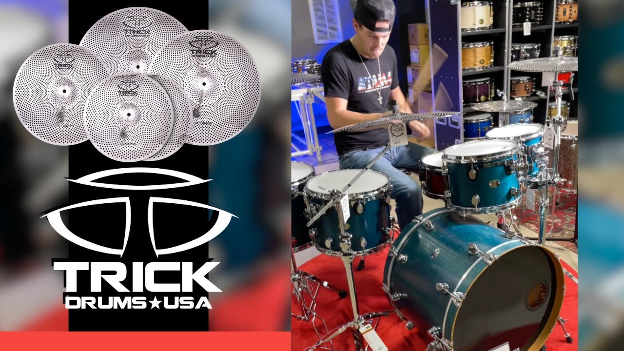 Trick Low Volume Cymbal Set 14”16”18”20” Demonstration - YouTube
