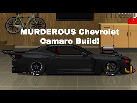 MURDEROUS Chevrolet Camaro SS Build in Pixel Car Racer! - YouTube