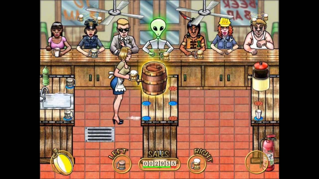 game Betty's beer bar - YouTube