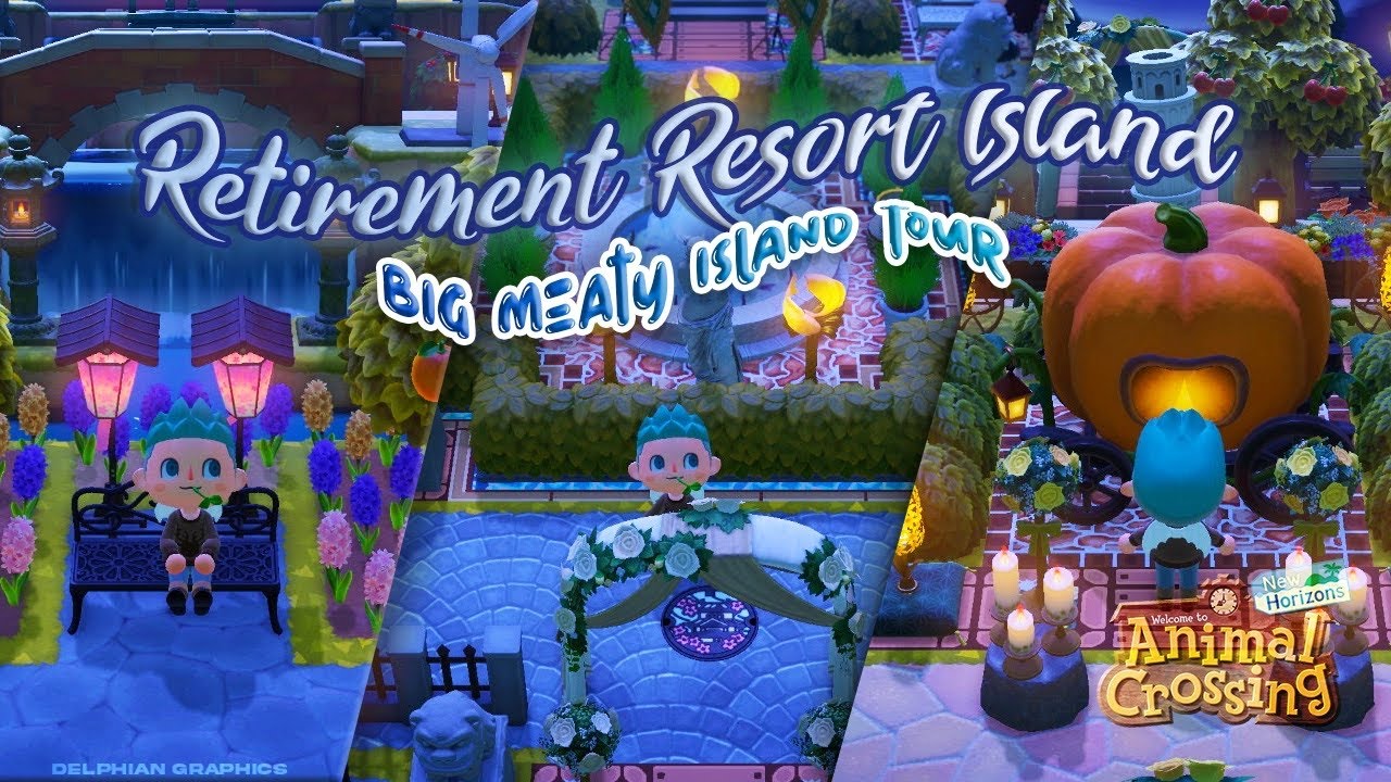 Retirement Resort Island Tour Animal Crossing - YouTube