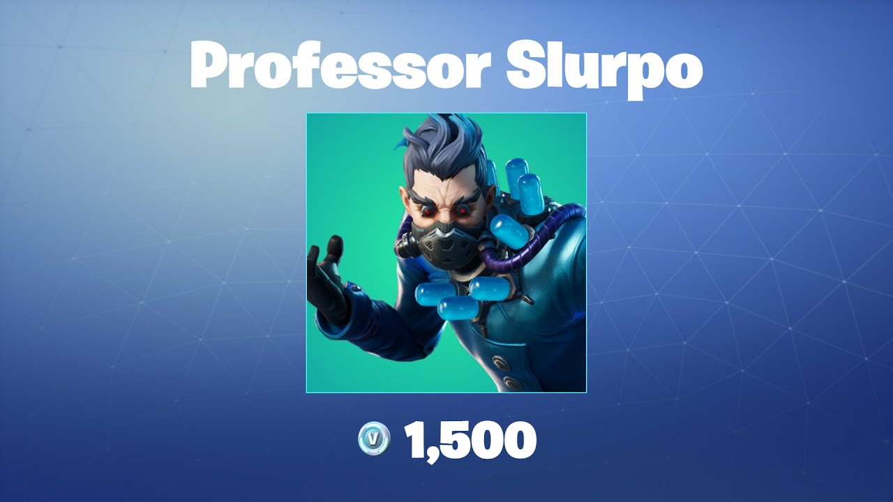 Professor Slurpo | Fortnite Outfit/Skin - YouTube