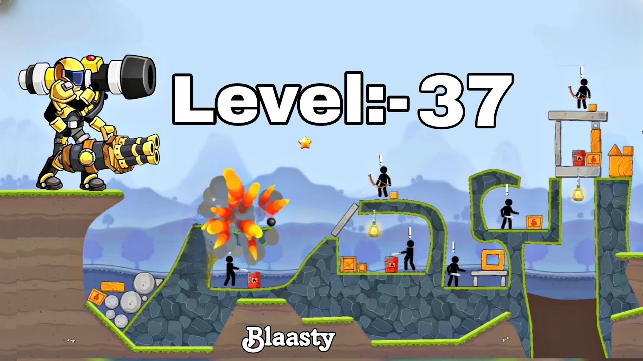 Boom Stick Game । Blaasti Level :-37/150 । how to complete level 37 ...