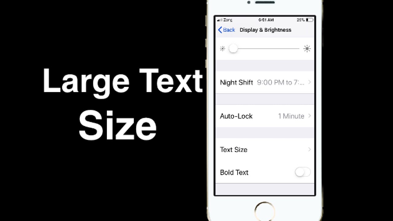 How to use hover text to display larger text on your iPhone - YouTube