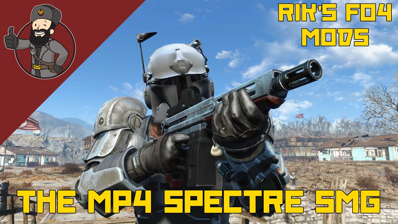 Rik's Fallout 4 Mods - The MP4 Spectre SMG by The6thMessenger - YouTube