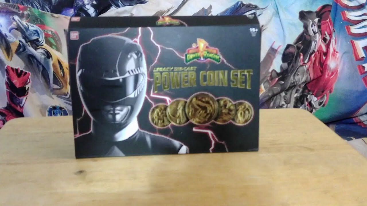 legacy Die Cast Power Coin Set (MMPR) - YouTube