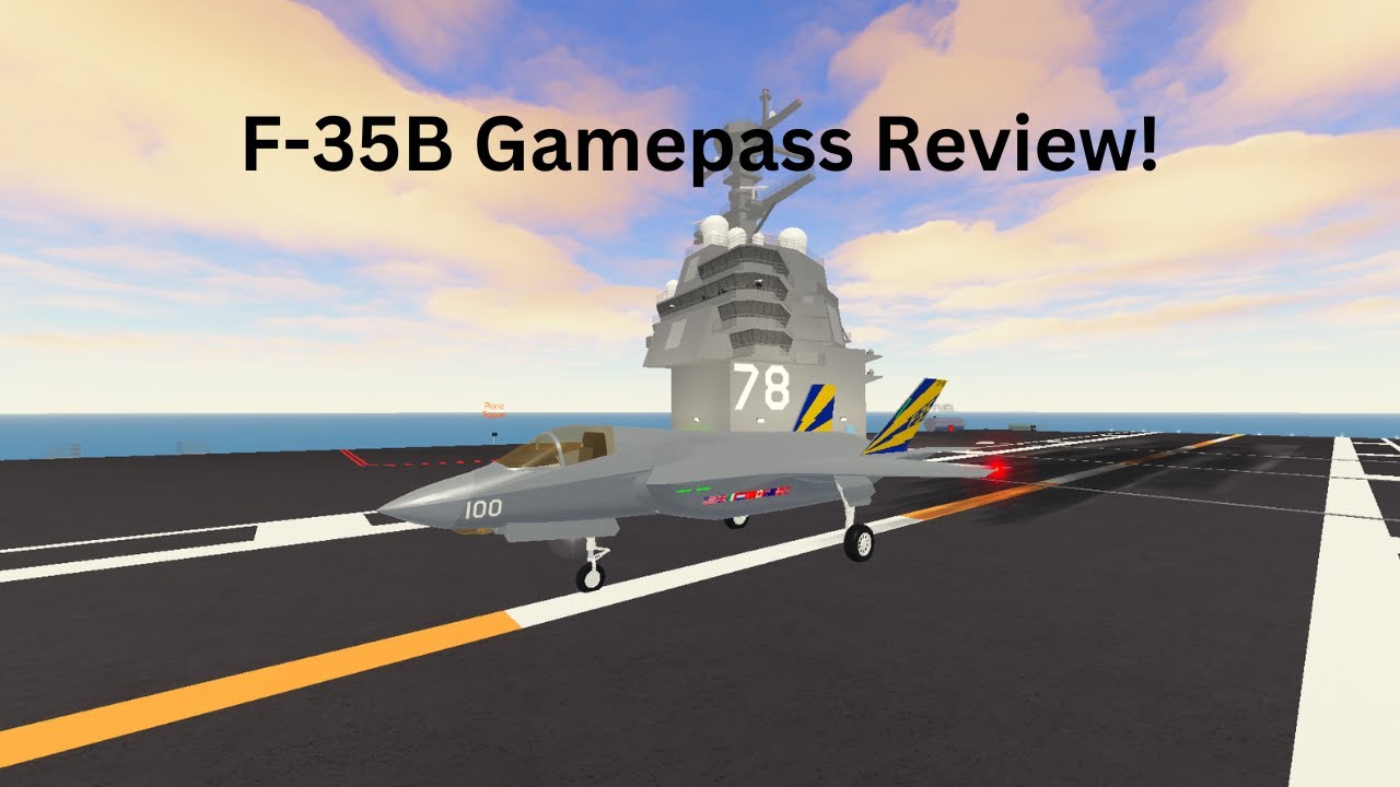 F 35B Review PTFS (Gamepass) - YouTube