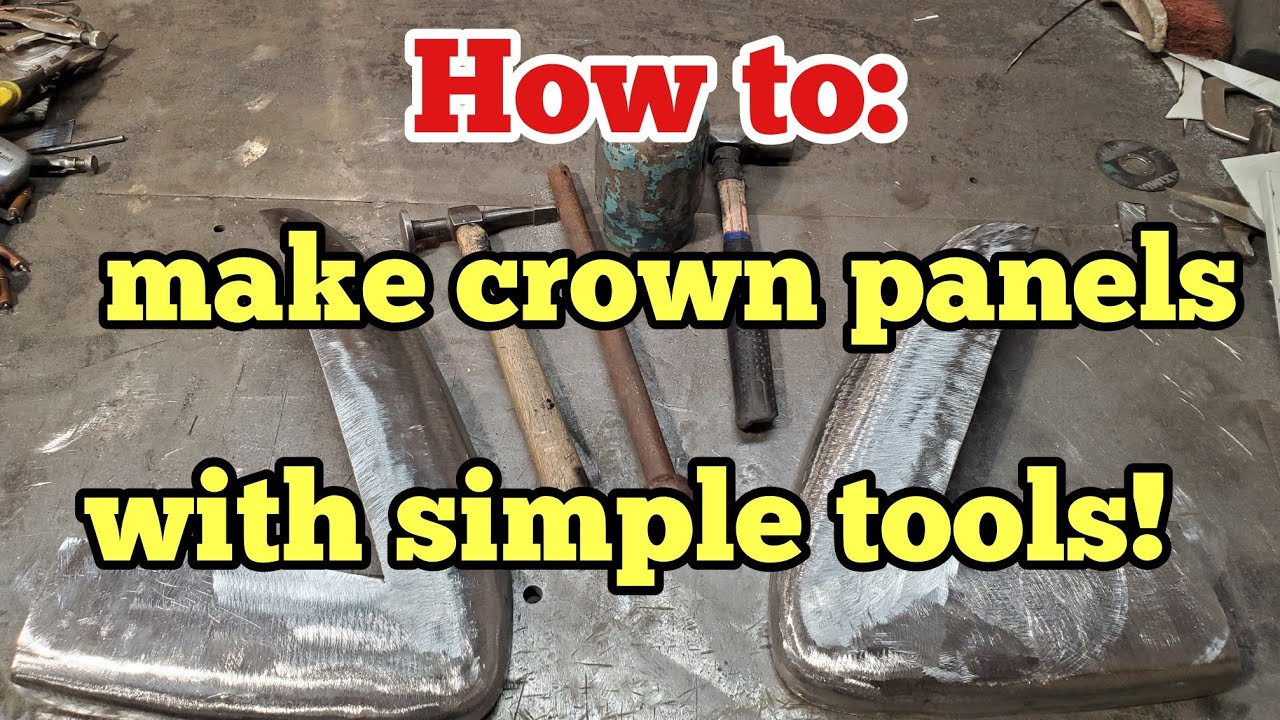 How to make crown panels with simple tools - YouTube