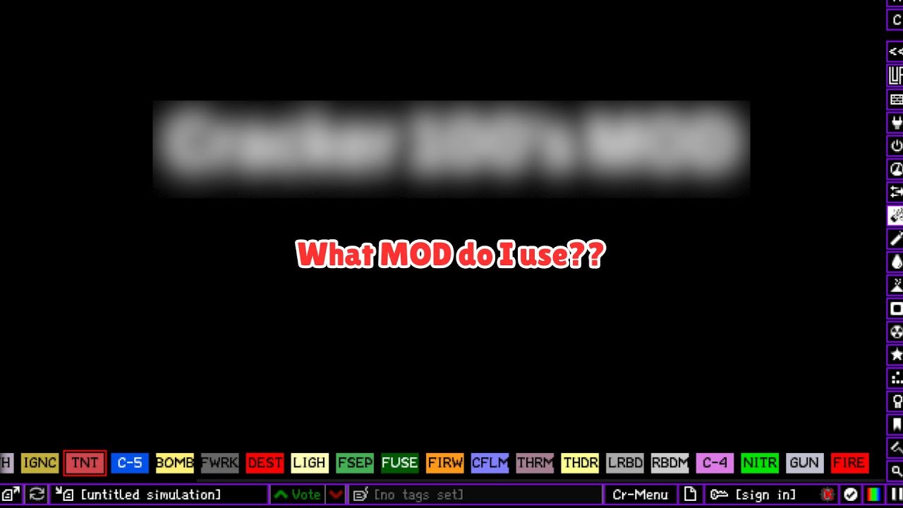 What Powder Toy MOD do I USE?? #powdertoy #nice @𝚁𝙴𝚂𝚃𝙰𝚁𝚃 🇵🇸 - YouTube