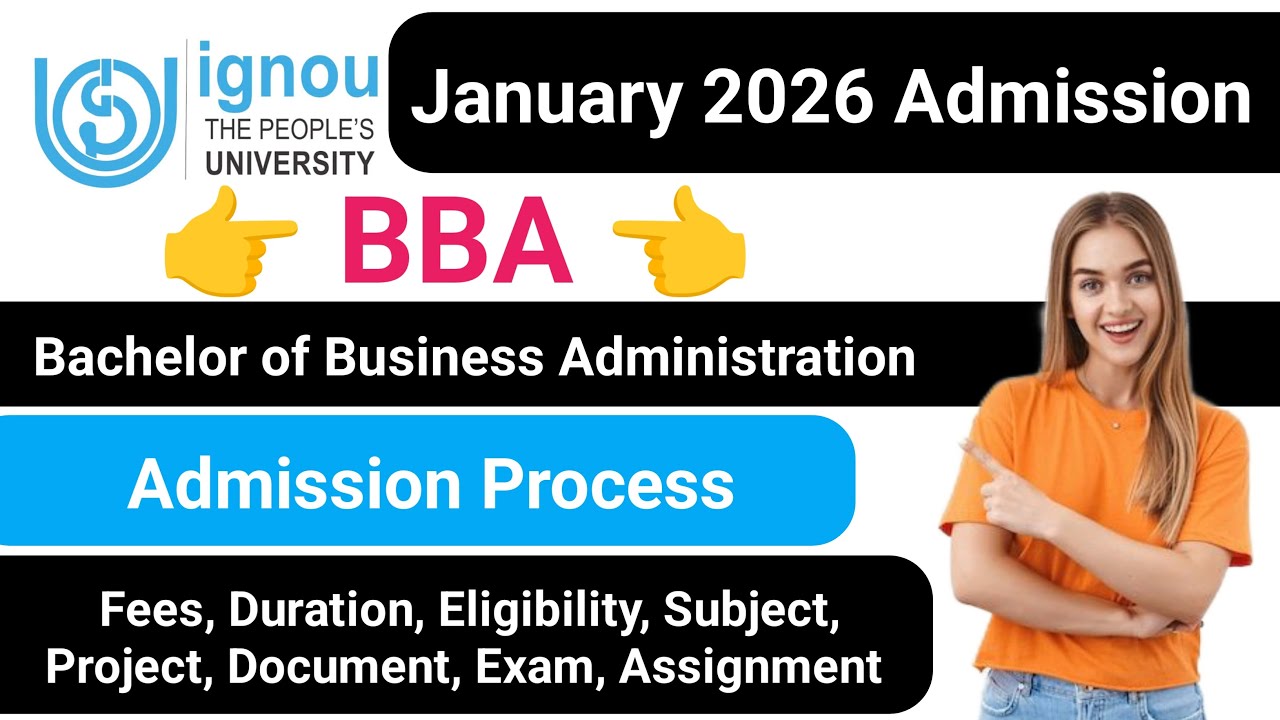 IGNOU BBA Admission Process 2026 | IGNOU Admission 2026 January Session ...