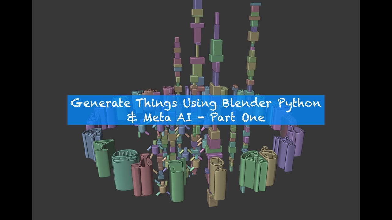 Bslive Generate Things Using Blender Python And Meta Ai Part One