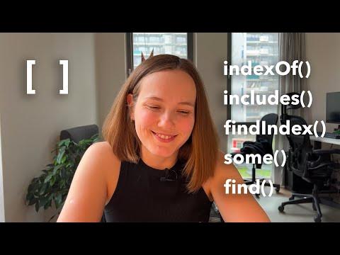 JavaScript балачки: методи пошуку в масивах — indexOf, includes, findIndex, some, find - YouTube