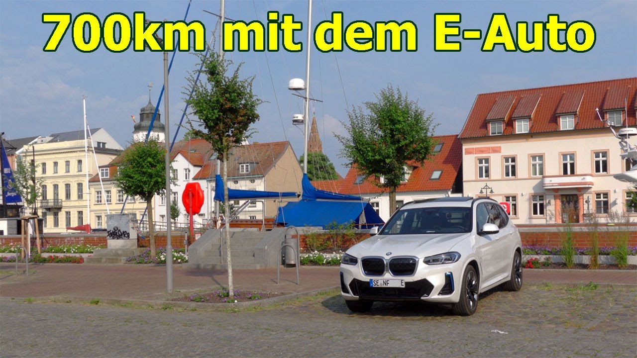 700km mit dem elektrischen BMW iX3, geht das überhaupt? - YouTube