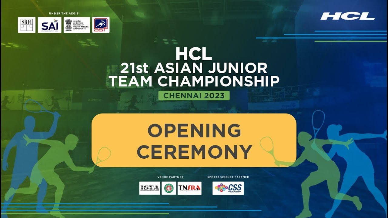 Opening Ceremony | HCL 21st Asian Junior Team Championship | Chennai ...